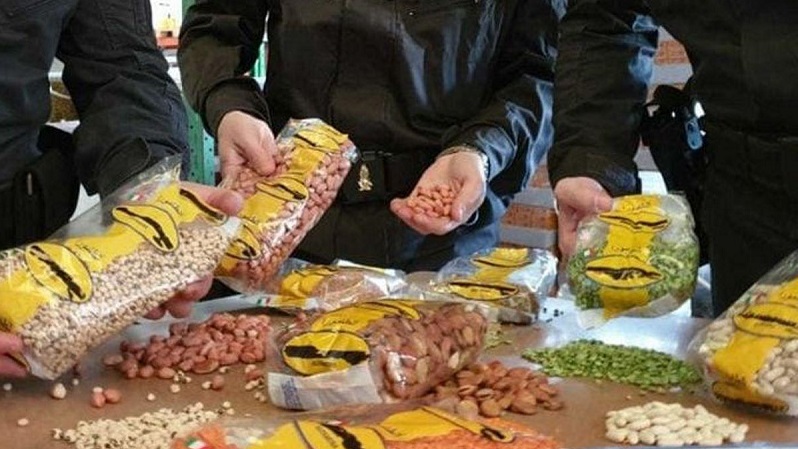 Sequestrate 20 tonnellate di lenticchie spacciate per italiane Sequestrate 20 tonnellate di lenticchie spacciate per italiane